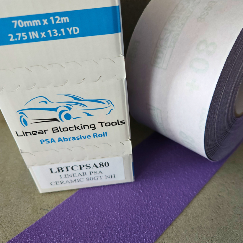Linear Blocking Tools PSA (Sticky Back) Abrasive Roll – Linearblockingtoolsau